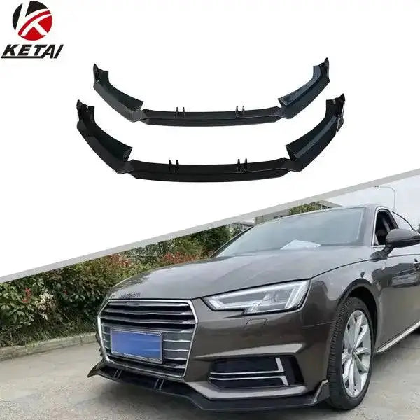 2016-2019 S-Line Carbon Look RS4 ABT Style Car Bumper Front Lip Body ...
