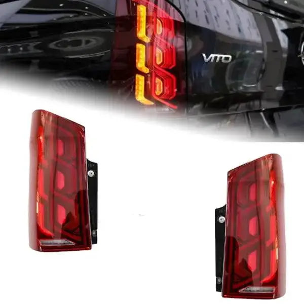 Benz Vito Tail Lights 2014-2020 W447 LED Tail Lamp DRL Turn Dynamic ...