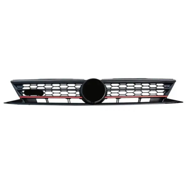 Jetta Mk6 2015-2018 Font Upper Gti Bumper Radiator Grille Glossy Black ...