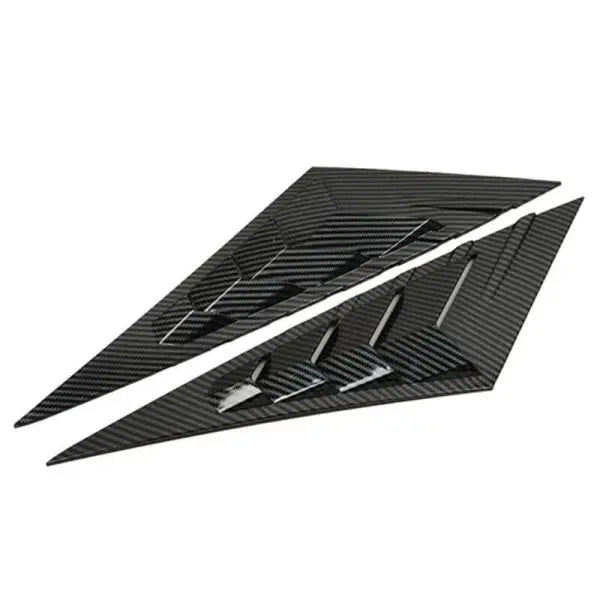 Elantra Rear Window Vent Outlet Louver Fender Trim Glossy Glossy Black ...