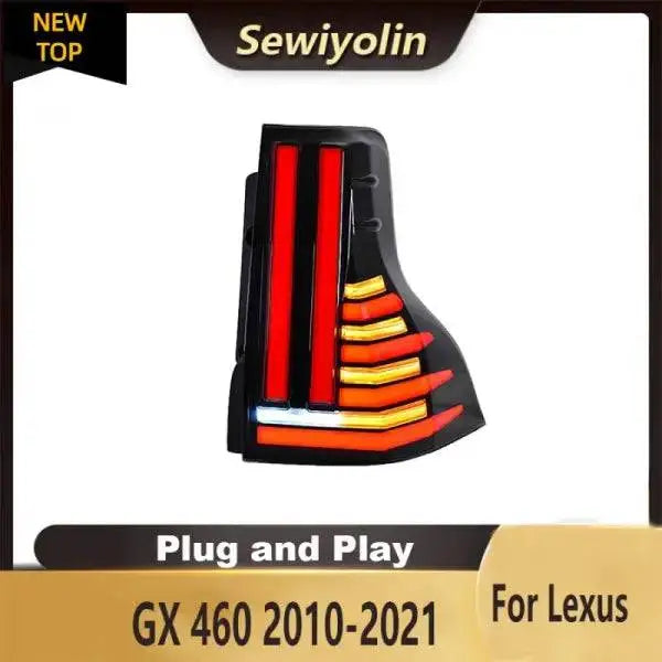 Car LED Tail Lights for Lexus GX 460 2010-2021 Rear Lamp Animation ...
