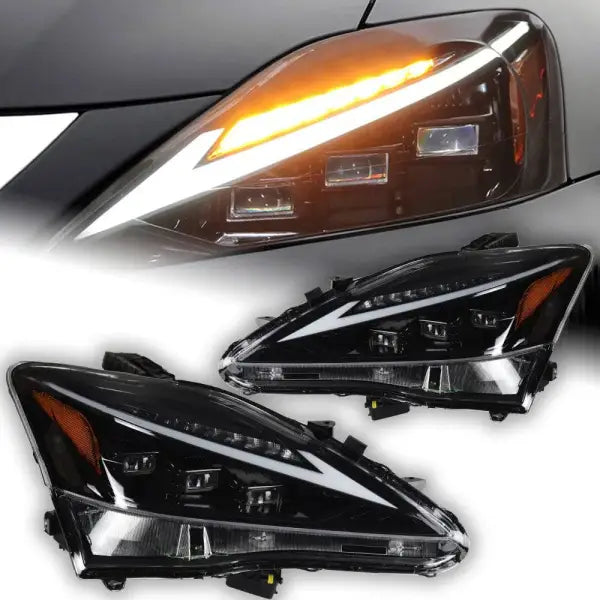Car Lights for Lexus IS250 LED Headlight 2006-2012 IS300 Head lamp ...