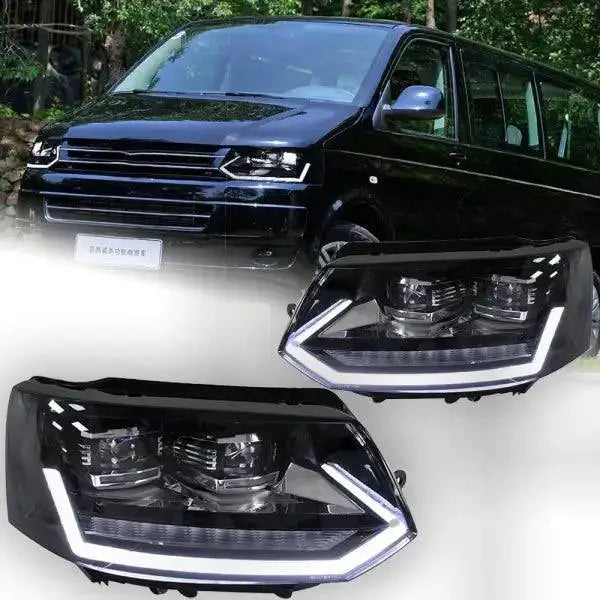 Car Lights for VW Multivan T5 LED Headlight Projector Lnes 2014-2019 ...