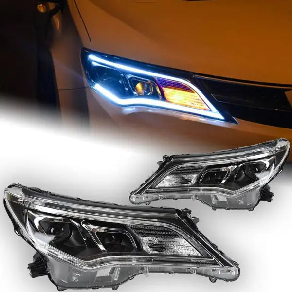 Car Styling Head lamp light for Toyota RAV4 Headlights 2014-2017 RAV 4 ...