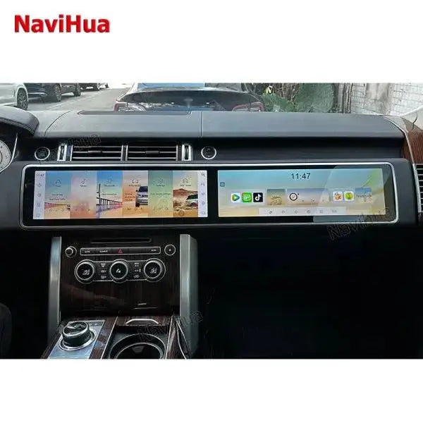 Dual Screen Android Car Radio Carplay Stereo Autoradio for Range Rover ...