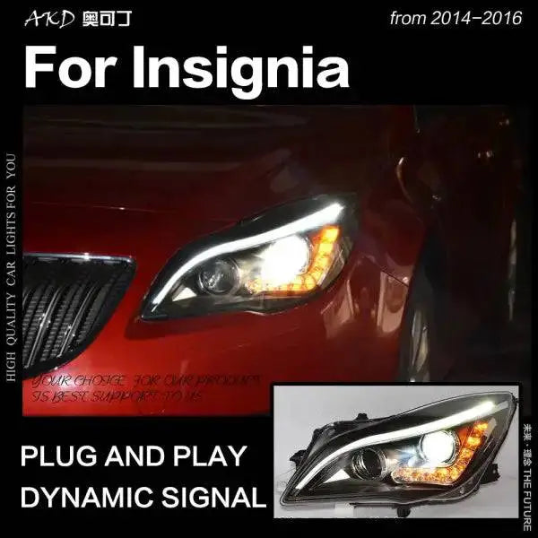 Opel Insignia Headlights 2014-2017 Insignia LED Headlight LED DRL Hid ...