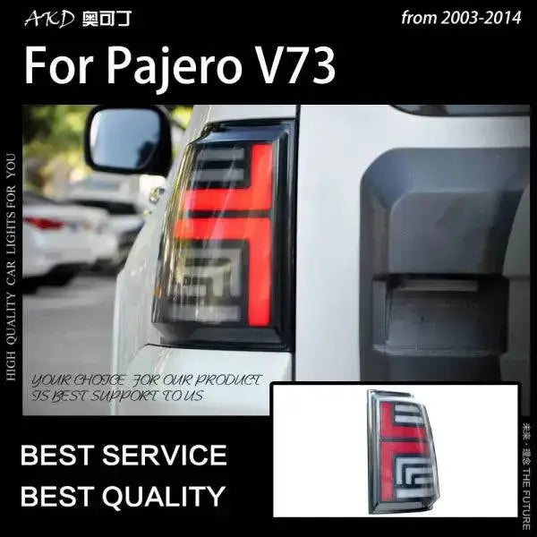Pajero V93 Tail Lights 2006-2020 Pajero V97 LED Tail Light Rear lamp ...