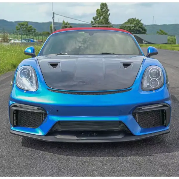 PORSCHE 981 BOXSTER TO UPGRADE THE 718 GT4 STYLE FRONT BUMPER BODYKIT