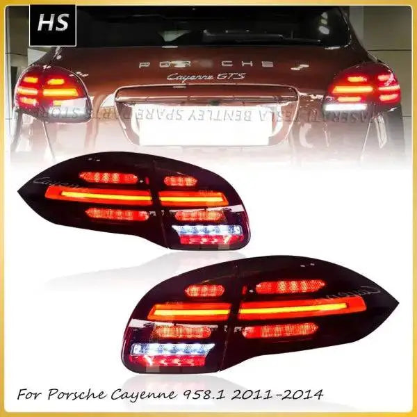 Porsche Cayenne Tail Lights 2011-2014 Cayenne LED Tail lamp light DRL ...