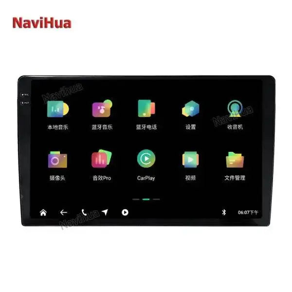 Universal Android Car Radio 10 Inch 2DIN Multimedia Touch Screen 2K ...