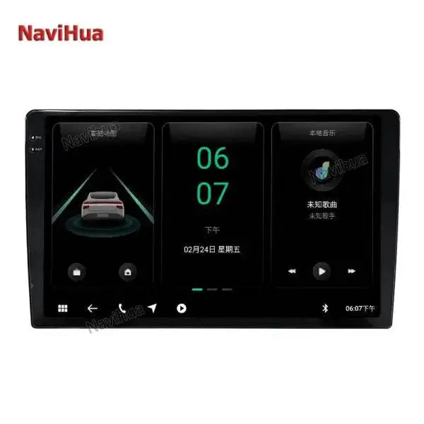 Universal Android Car Radio 10 Inch 2DIN Multimedia Touch Screen 2K Sc ...